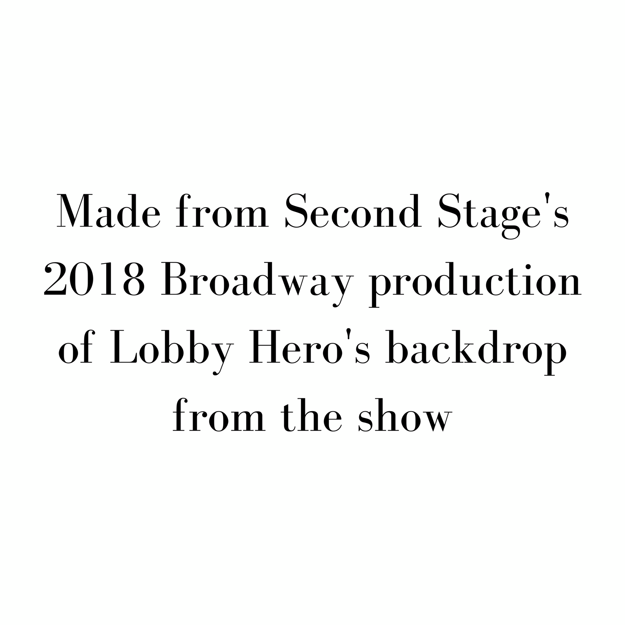 Lobby Hero – Scenery